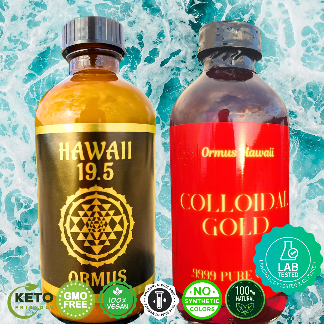 Ormus Monoatomic Gold + Colloidal Gold 8oz – Ormus Hawaii